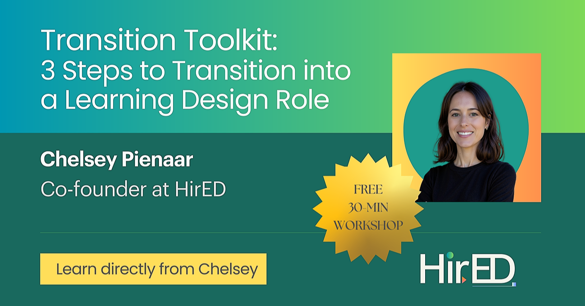Transition Toolkit: 3 Steps to Transition into an LD Role